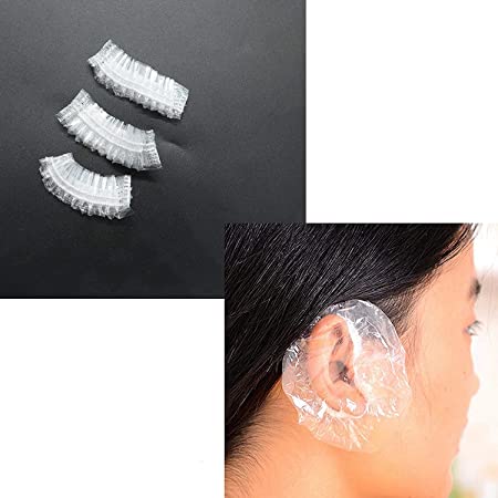 ថង់ពាក់ការពារត្រចៀក (10គូ) / Disposable Plastic ear cover (10 pairs ...