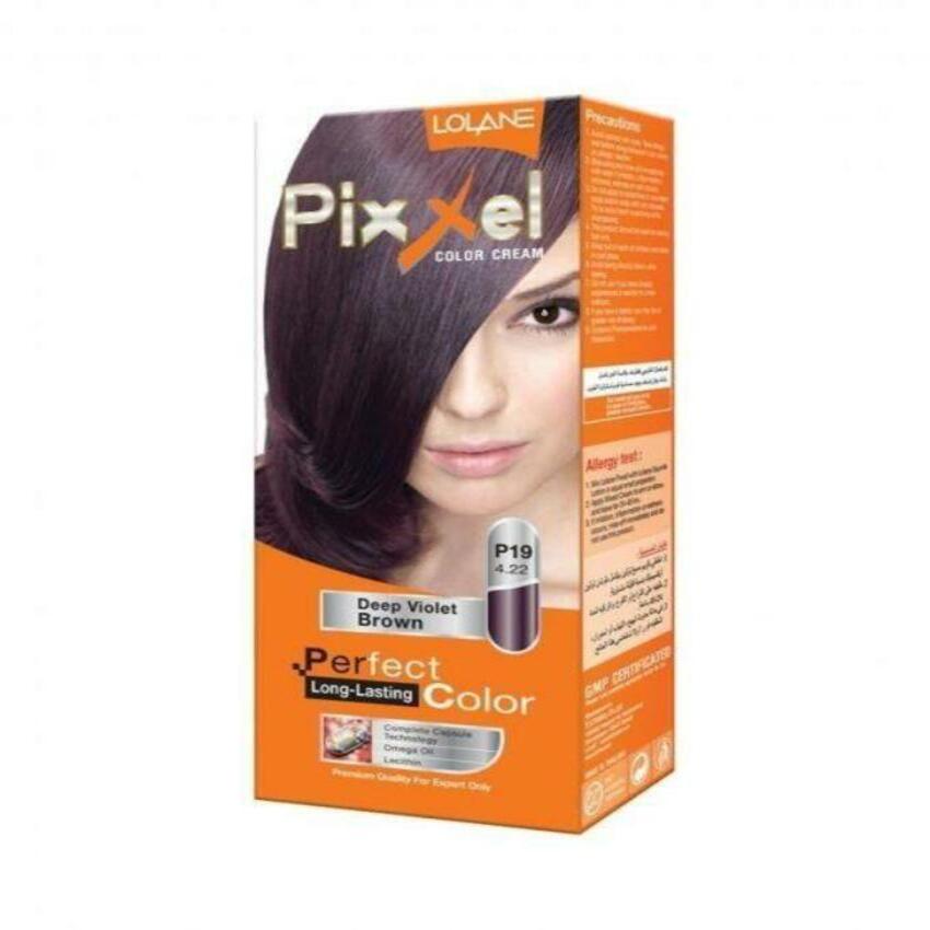 ថ្នាំលាបសក់ PIXXEL P19/LOLANE pixxel color cream 50g P19 Deep Violet B ...